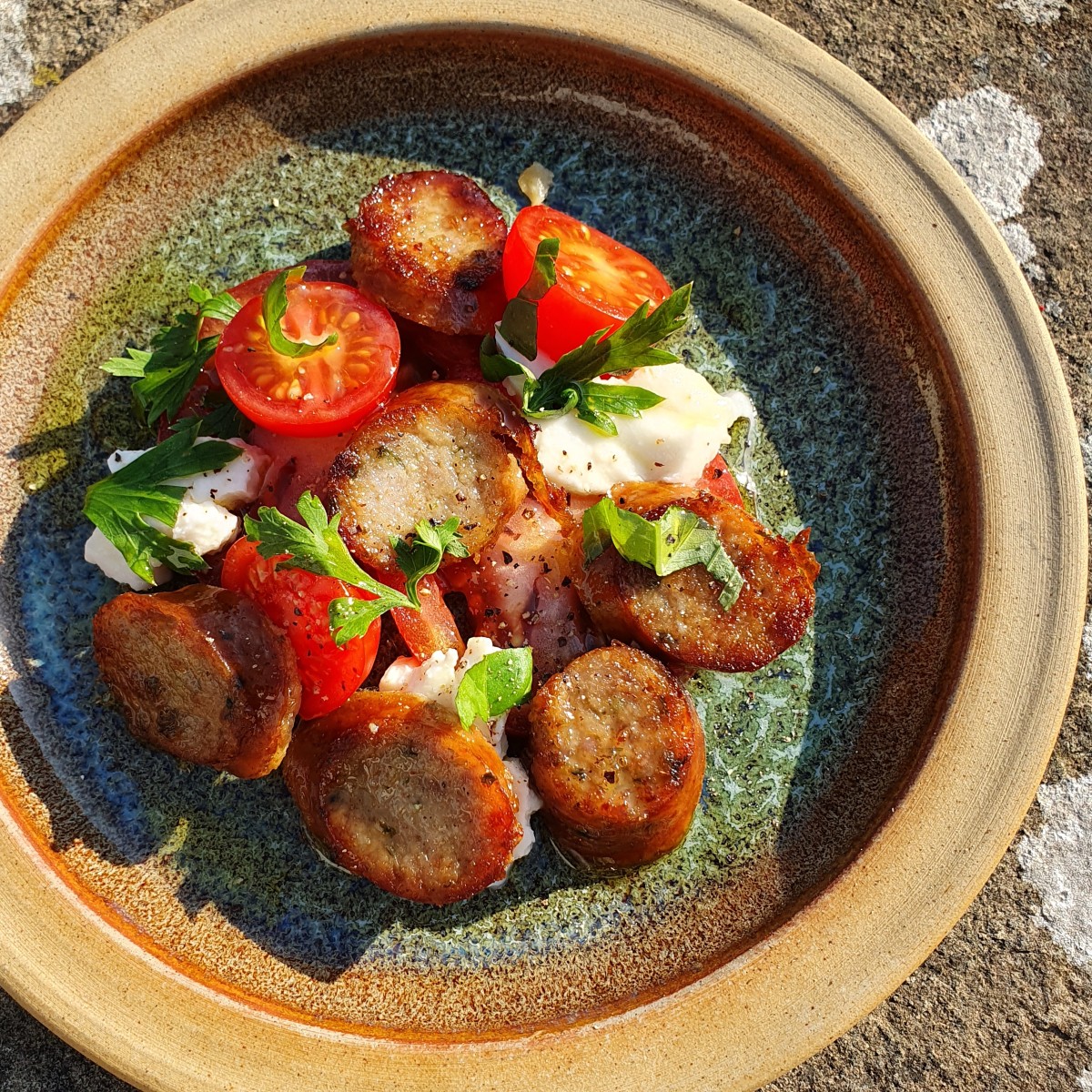 Smoked Welsh Dragon Sausage, Smoked Sausages, Charcuterie